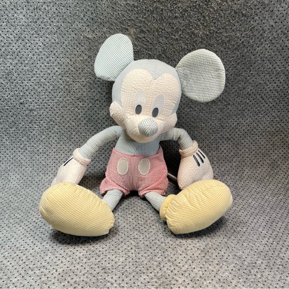 Disney | Toys | Disney Mickey Mouse Quilted Rare Stuffed Animal 4 Plush ...